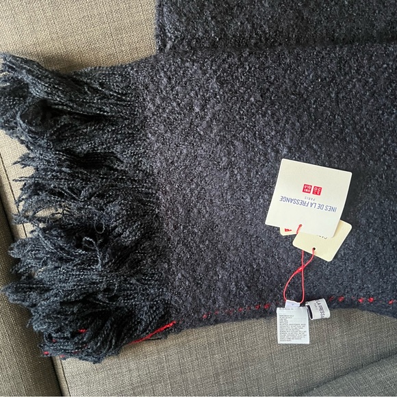 Uniqlo | Accessories | Nwt Uniqlo Big Stole Scarf Navy Blue | Poshmark